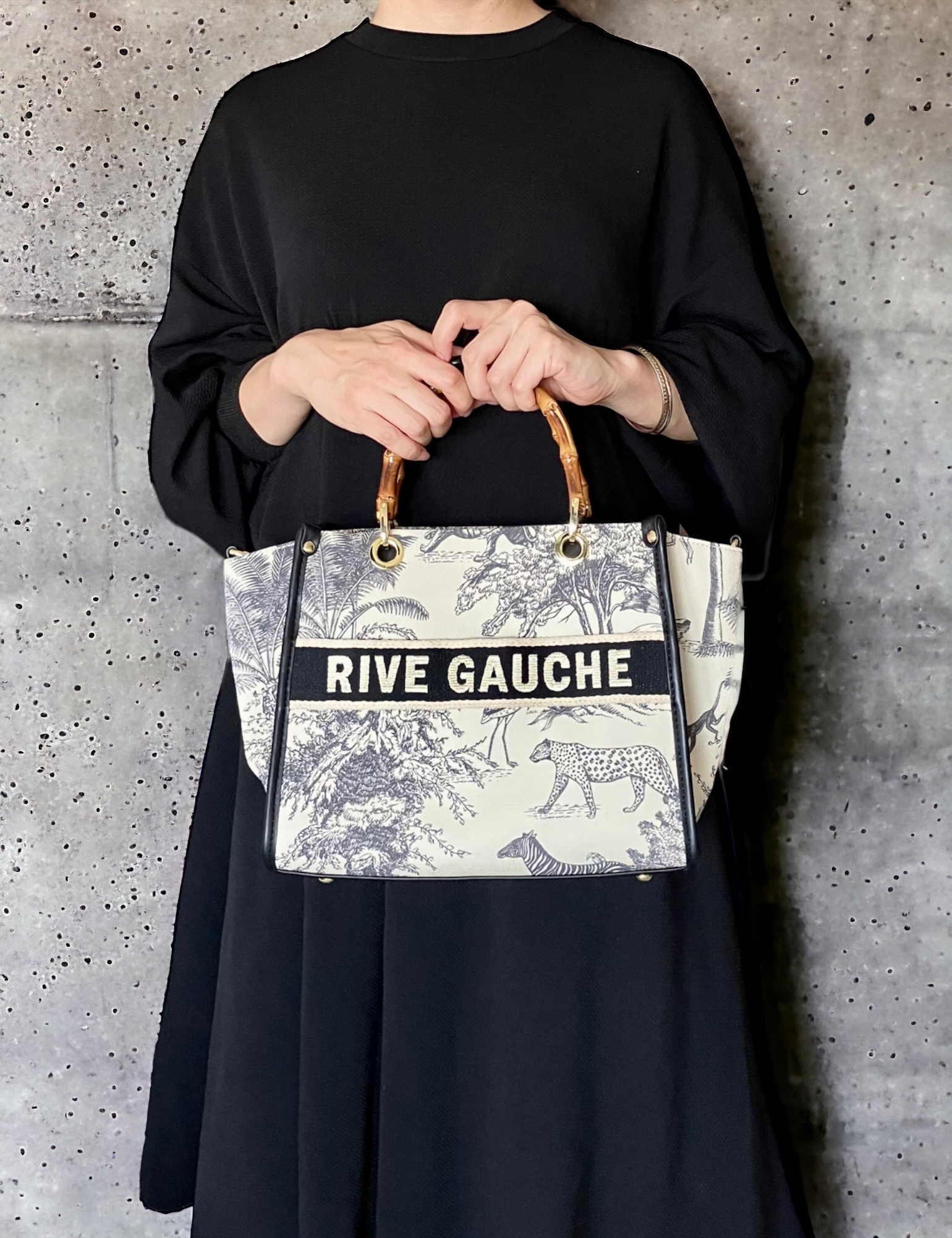 RIVE GAUCHE バンブーハンドバッグ【6251】｜Vimoda通販