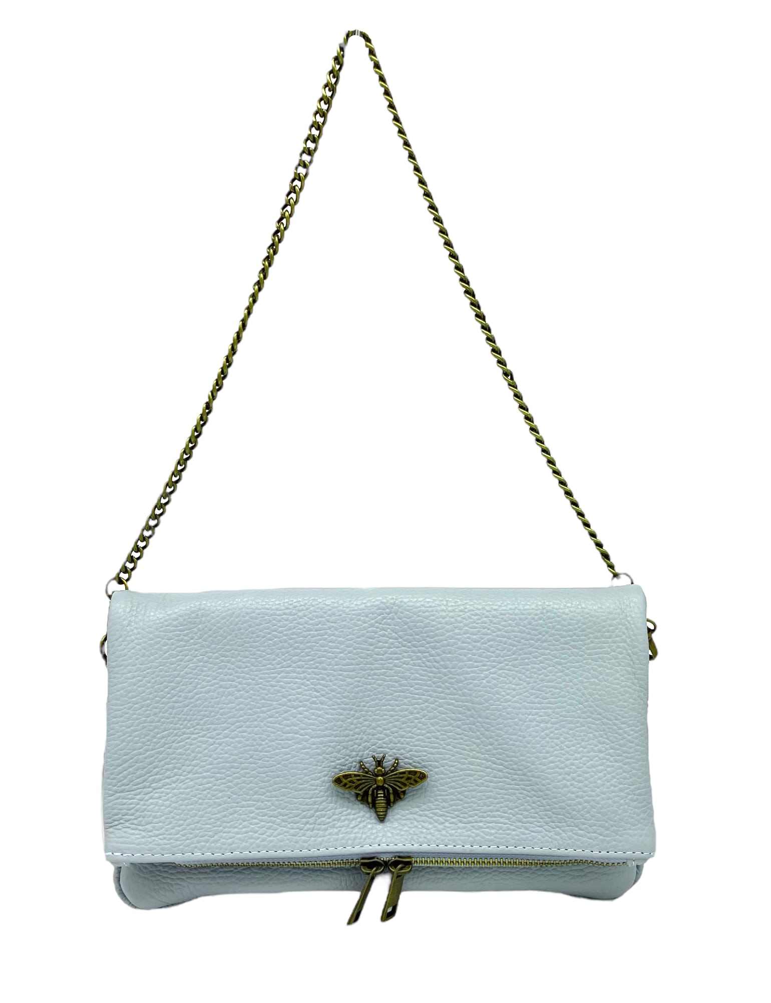 ミツバチモチーフ パイソン レザー 二つ折りクラッチバッグ【39792】｜Vimoda通販